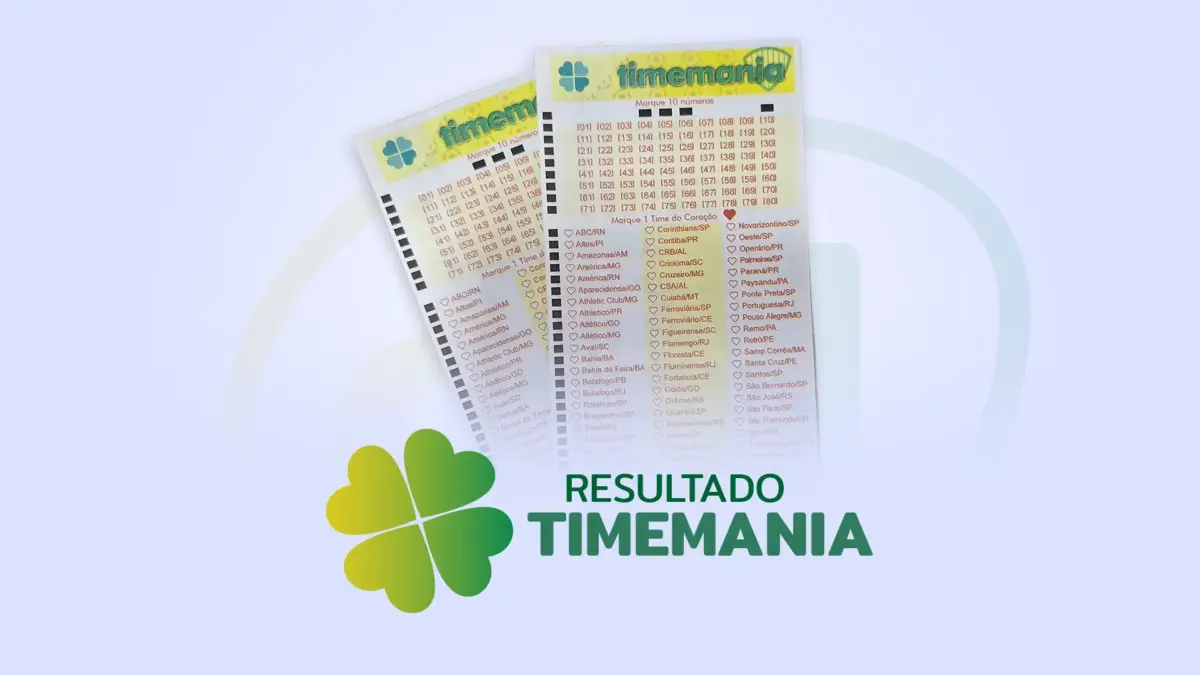 Resultado da Timemania 2388 de hoje (07/05): prêmio de R$ 24.000.000,00