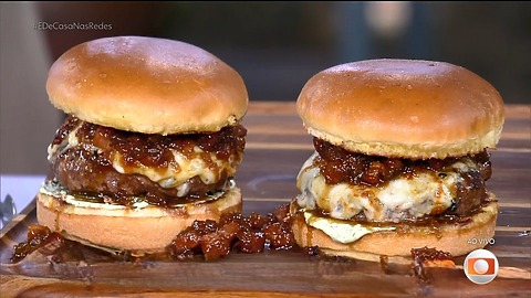 Receita É de Casa (30/05): Hambúrguer caseiro com geleia de bacon do ...